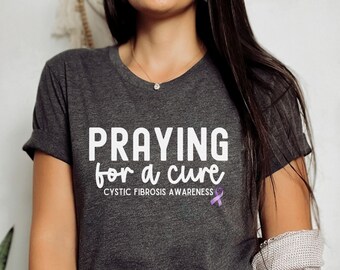 Cystic Fibrosis Awareness Shirt,custom Cystic Fibrosis Shirt,personalized Cystic Fibrosis ...