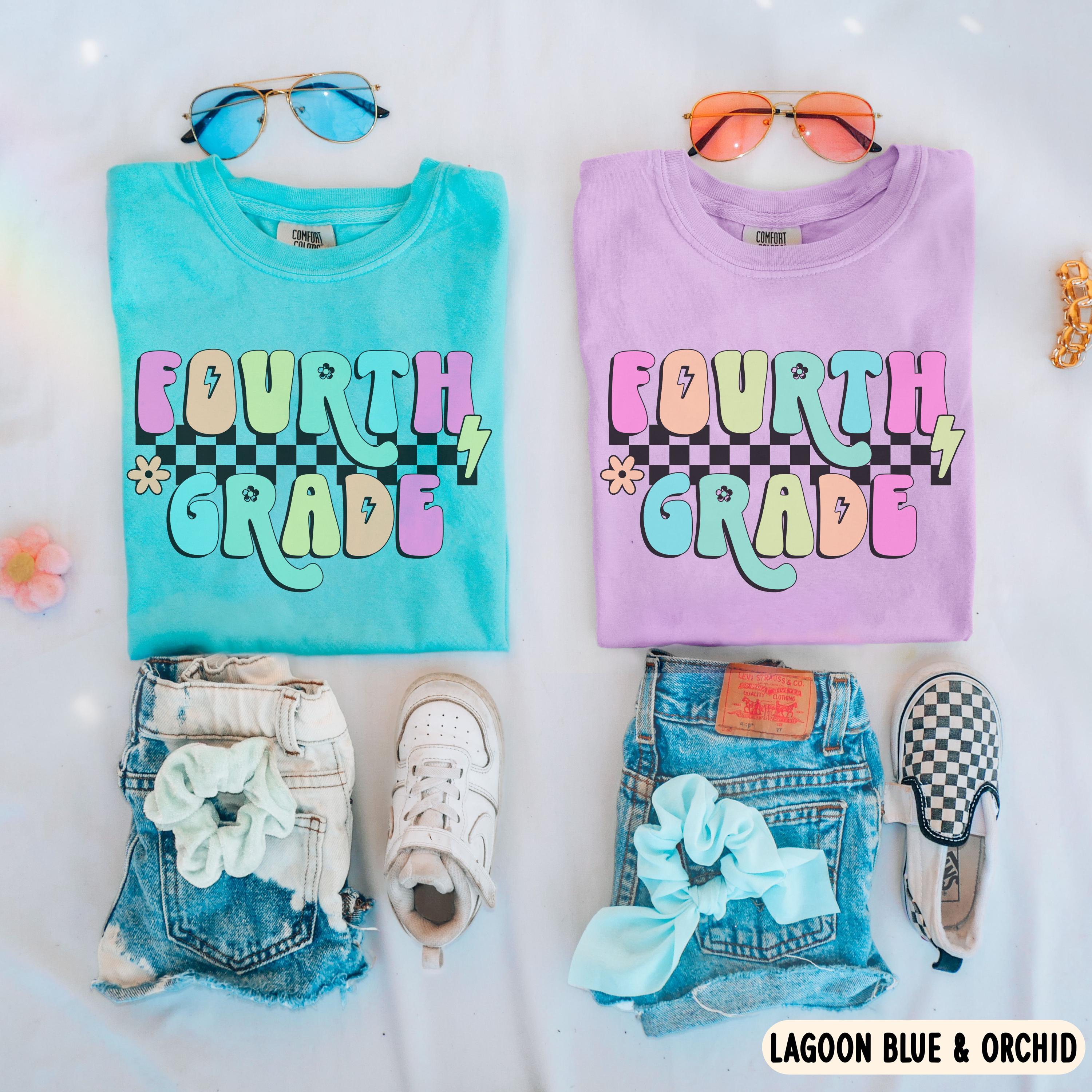 Girls Fourth Grade Shirt, Youth Fourth Grade Shirt for Girls, 4th Grade ...
