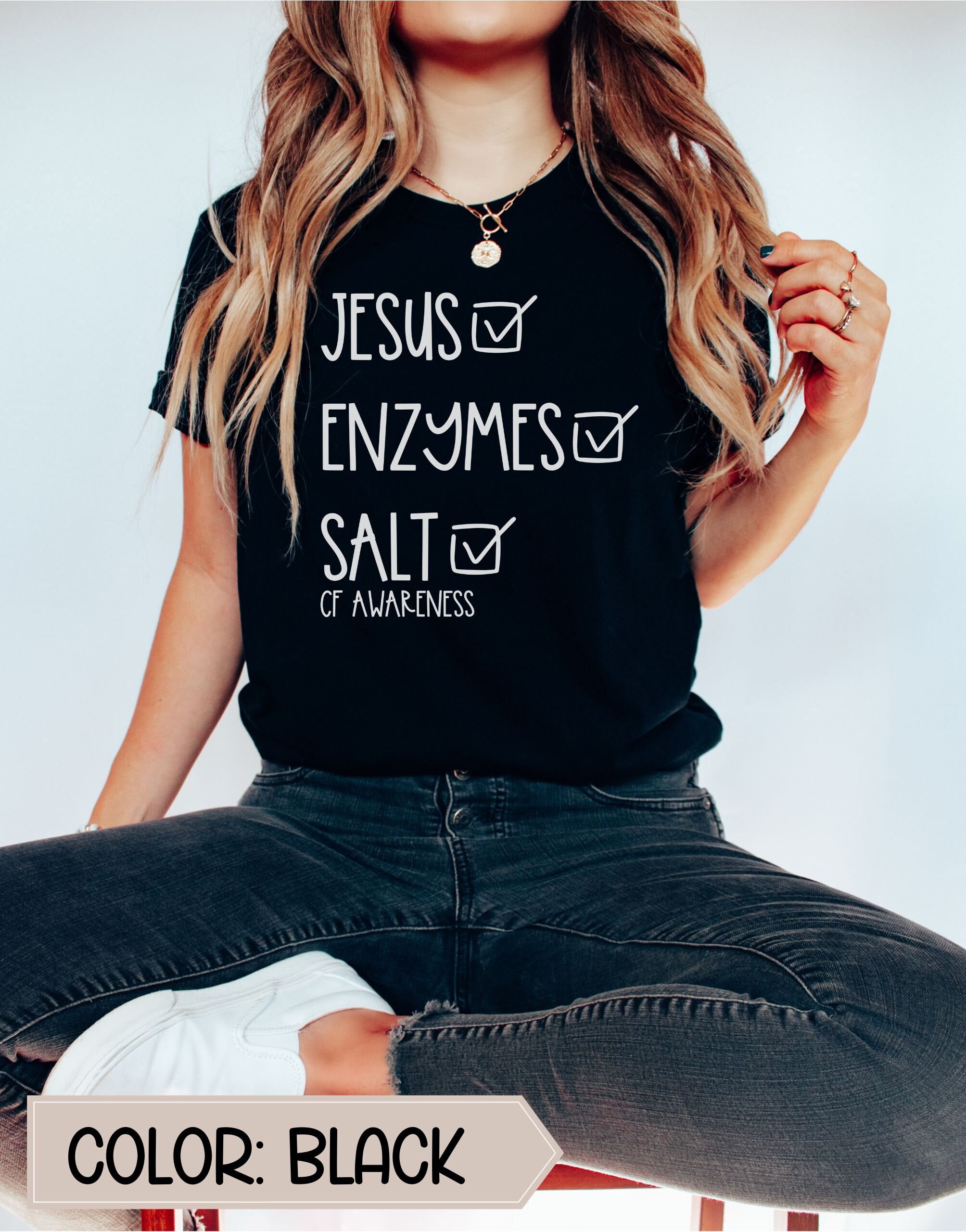 Cystic Fibrosis Shirt CF Awareness T-shirt Purple Ribbon - Etsy