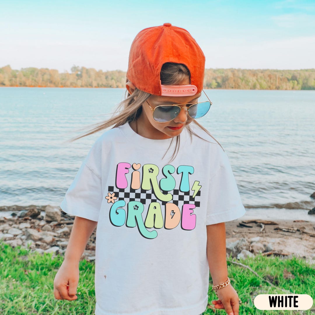 Kids First Grade Shirt, Hello First Grade Shirt, 1st Grade Shirts Girls ...