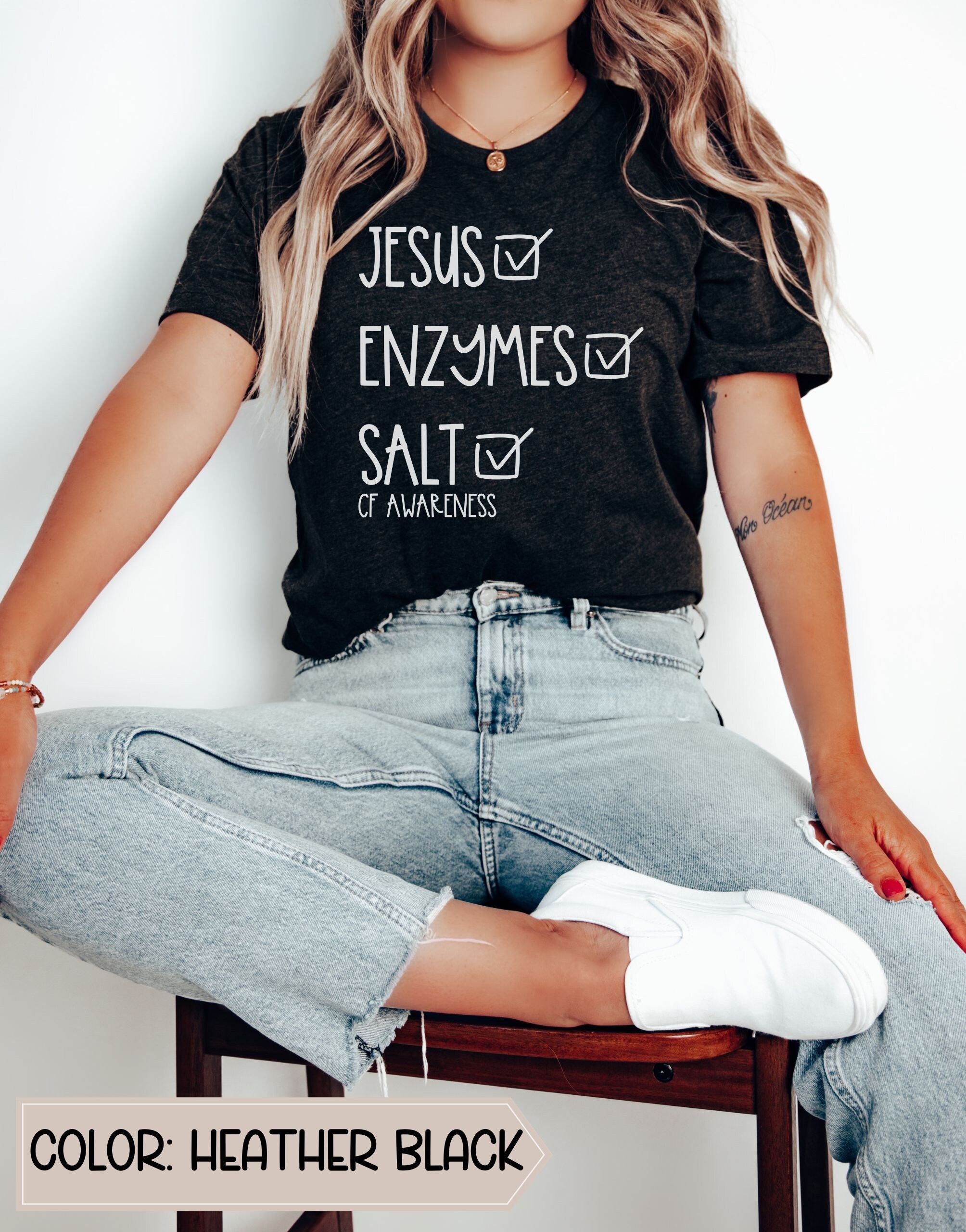 Cystic Fibrosis Shirt CF Awareness T-shirt Purple Ribbon - Etsy