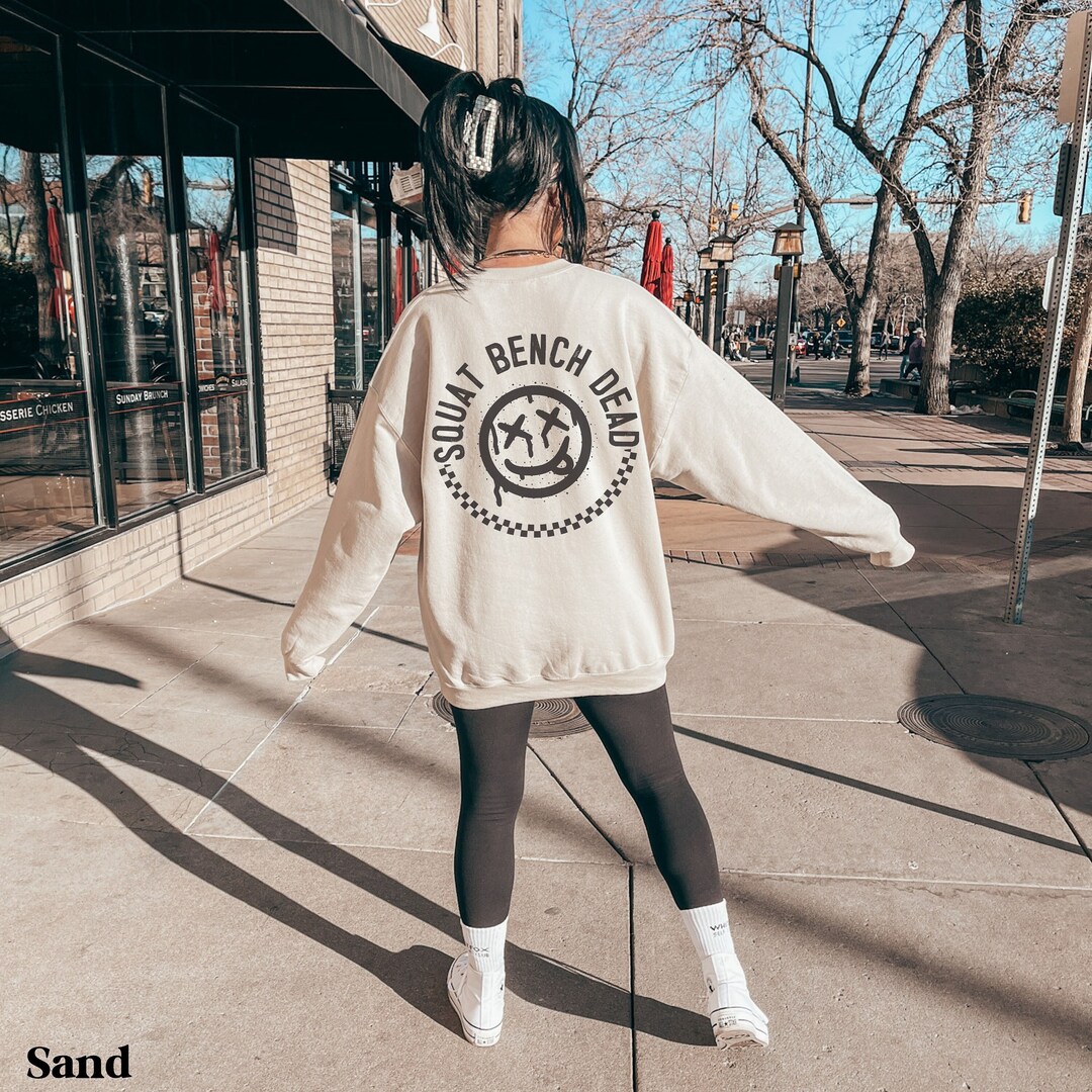 Oversized Gym Pump Cover, Workout Sweatshirt, Funny Gym Sweatshirt ...