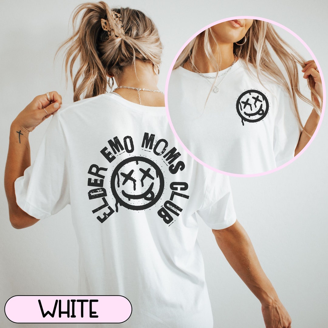 Elder Emo Moms Club Shirt, It Was Never a Phase Shirt, Emo T-shirt, Pop ...