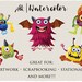 Adorable Monster Maker Clipart Bundle: Create Your Own Creatures ...