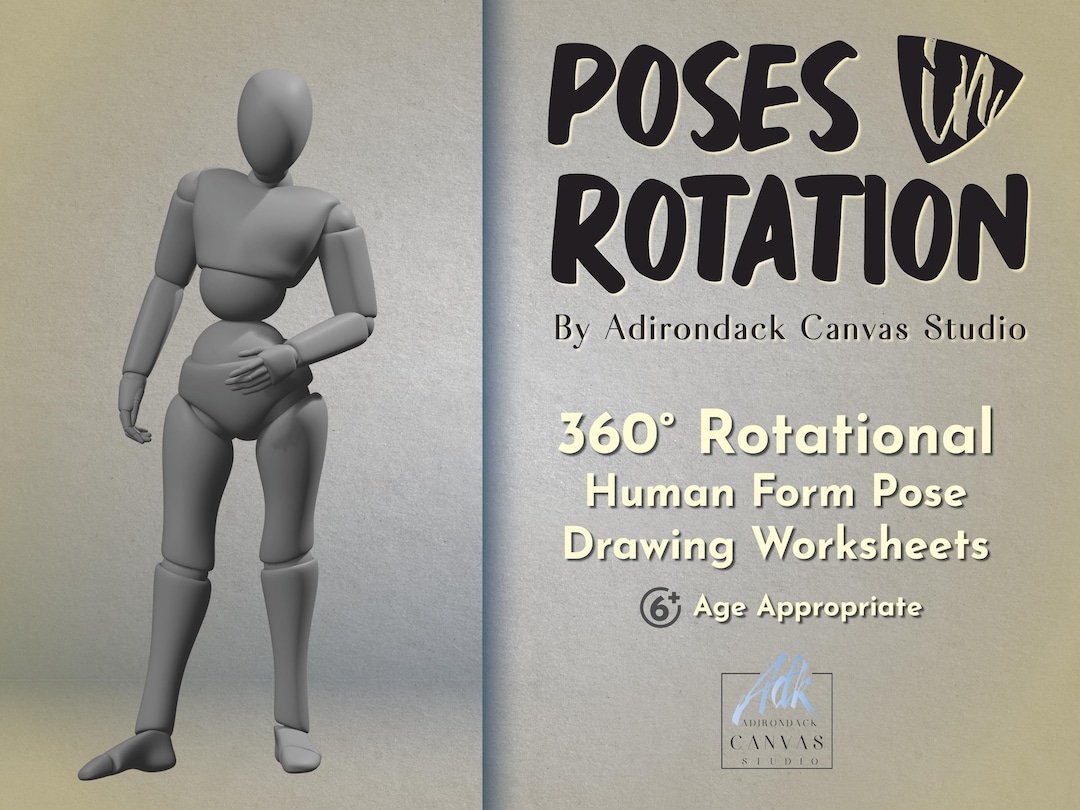 360 Degree Rotational Human Form Model, Mannequin Model, Drawing ...