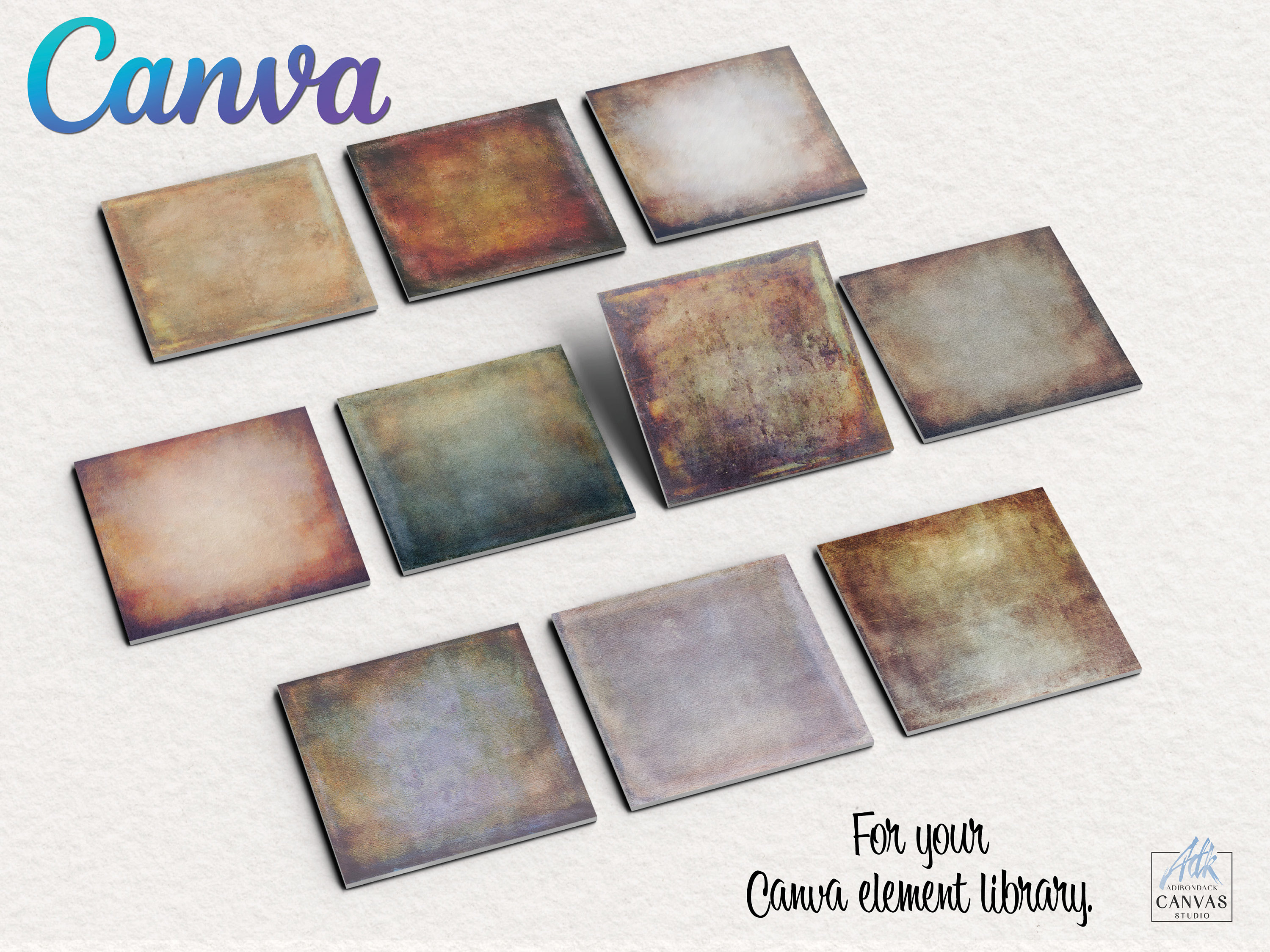 Canva-friendly Artistic Texture Collection Elevate Your Designs - Etsy