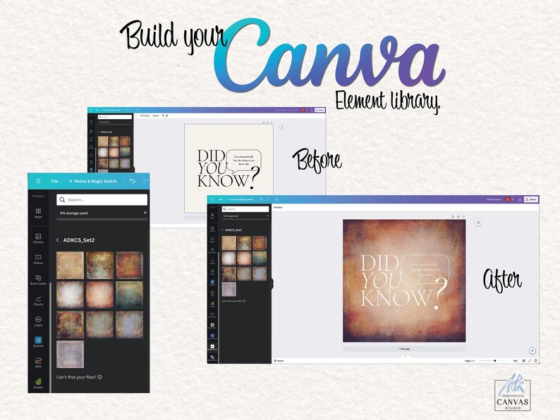 Canva-friendly Artistic Texture Collection Elevate Your Designs - Etsy