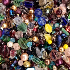 Assorted Glass Beads for Jewelry Making, DIY Work, Arts and Crafts ...