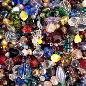Assorted Glass Beads for Jewelry Making, DIY Work, Arts and Crafts ...