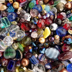 Assorted Glass Beads for Jewelry Making, DIY Work, Arts and Crafts ...