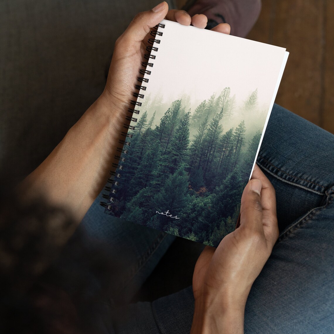 Mountain/alpine Themed 5.5 X 8.5 Spiral Notebook, Adventure Journal ...