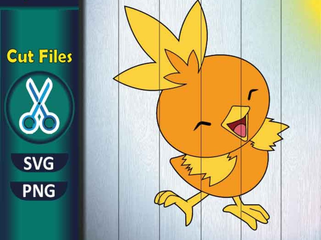 Cute Chicken Baby Torchic SVG for Cricut Torchic Pokemon SVG and PNG - Etsy