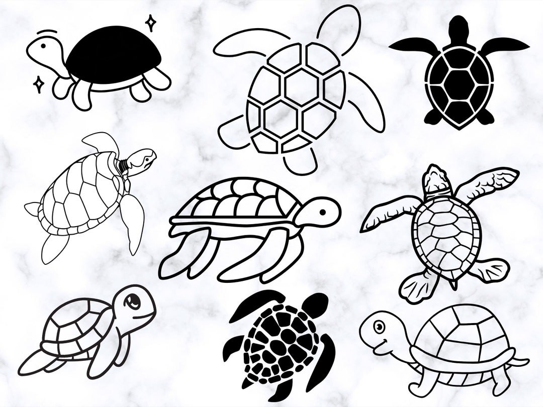 Sea Turtle Svg Bundle , Sea Turtle Svg, Sea Turtle Png, Tortoise Svg ...