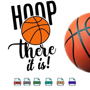 Basketball SVG hoop There It is Svg basketball Shirt Svg Cut Files ...