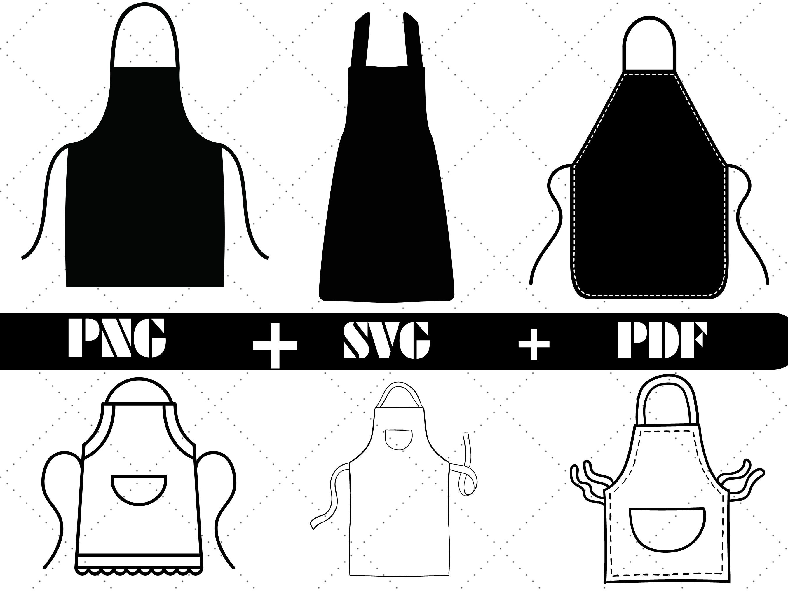 Apron SVG Bundle, Apron Design, Apron Cut Files, Apron Clipart ...