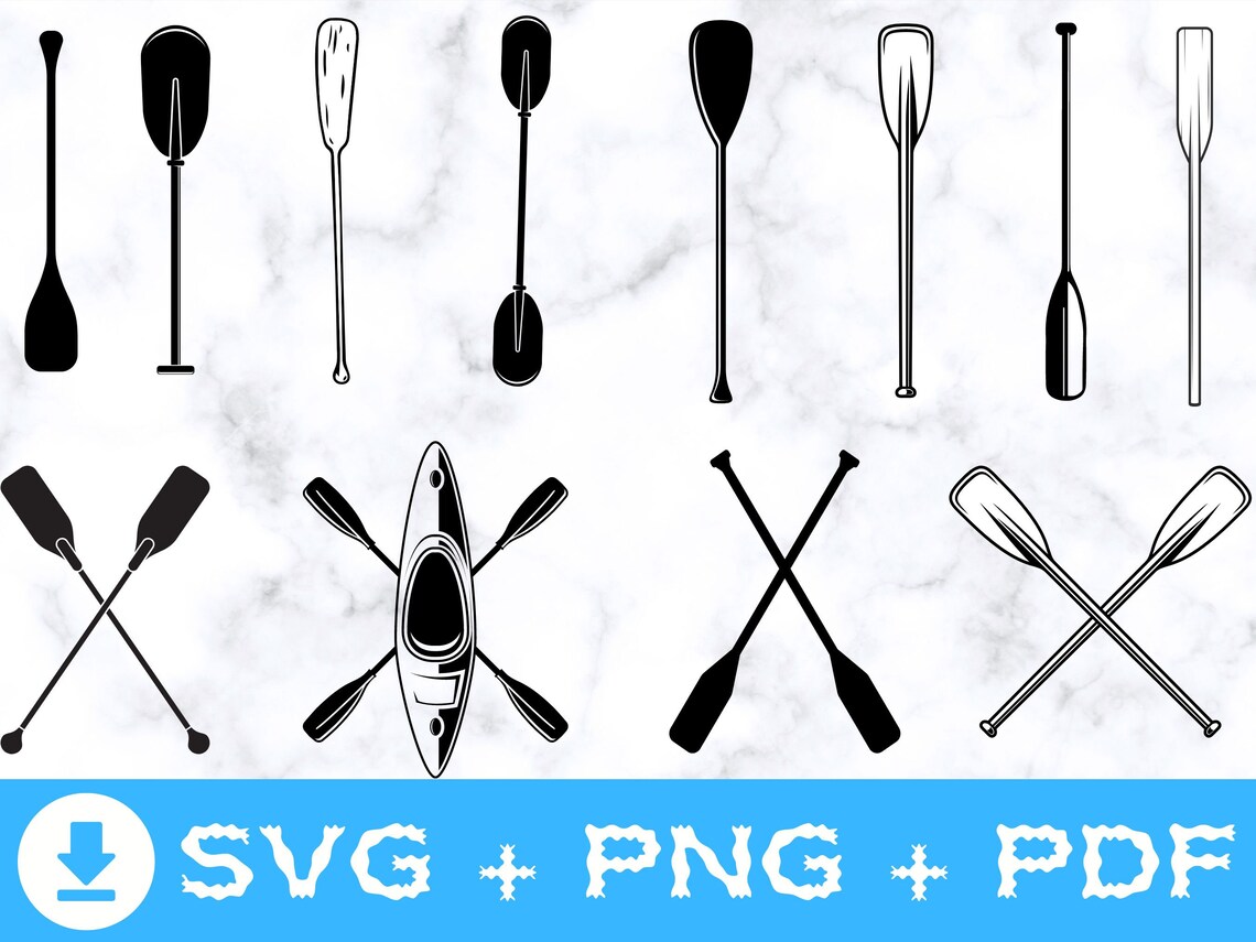 Canoe Paddle SVG, Cross Paddle Svg,oars SVG, Paddle Svg, Boat, Canoe ...