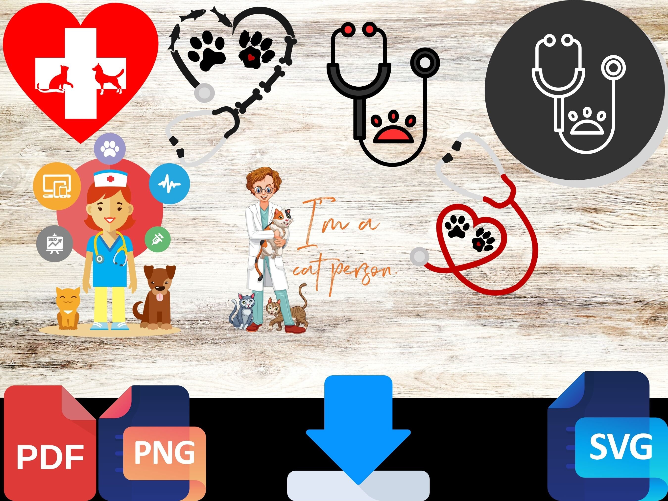 Vet Svg Bundle Vet Png Bundle Veterinarian Svg Bundle Veterinarian Png ...