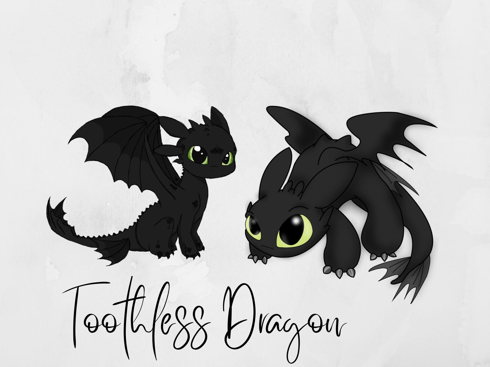 Cute Toothless Dragon Bundle Svg, Toothless Dragon SVG, Dragon SVG ...