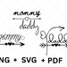 Mommy Svg Fonts Bundle Daddy Svg Mom and Dad SVG Mommy SVG - Etsy UK