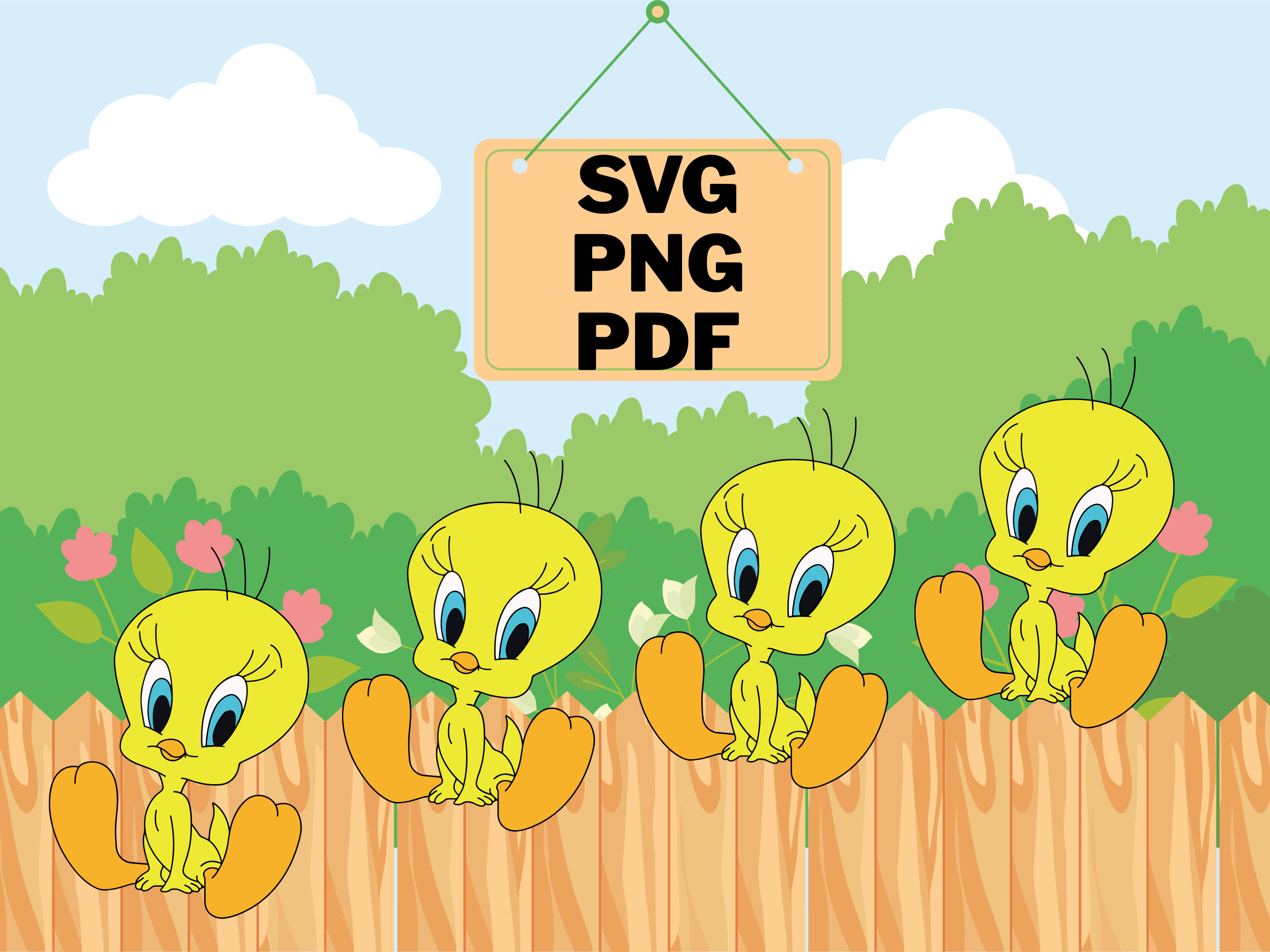 Tweety Bird Sad Face