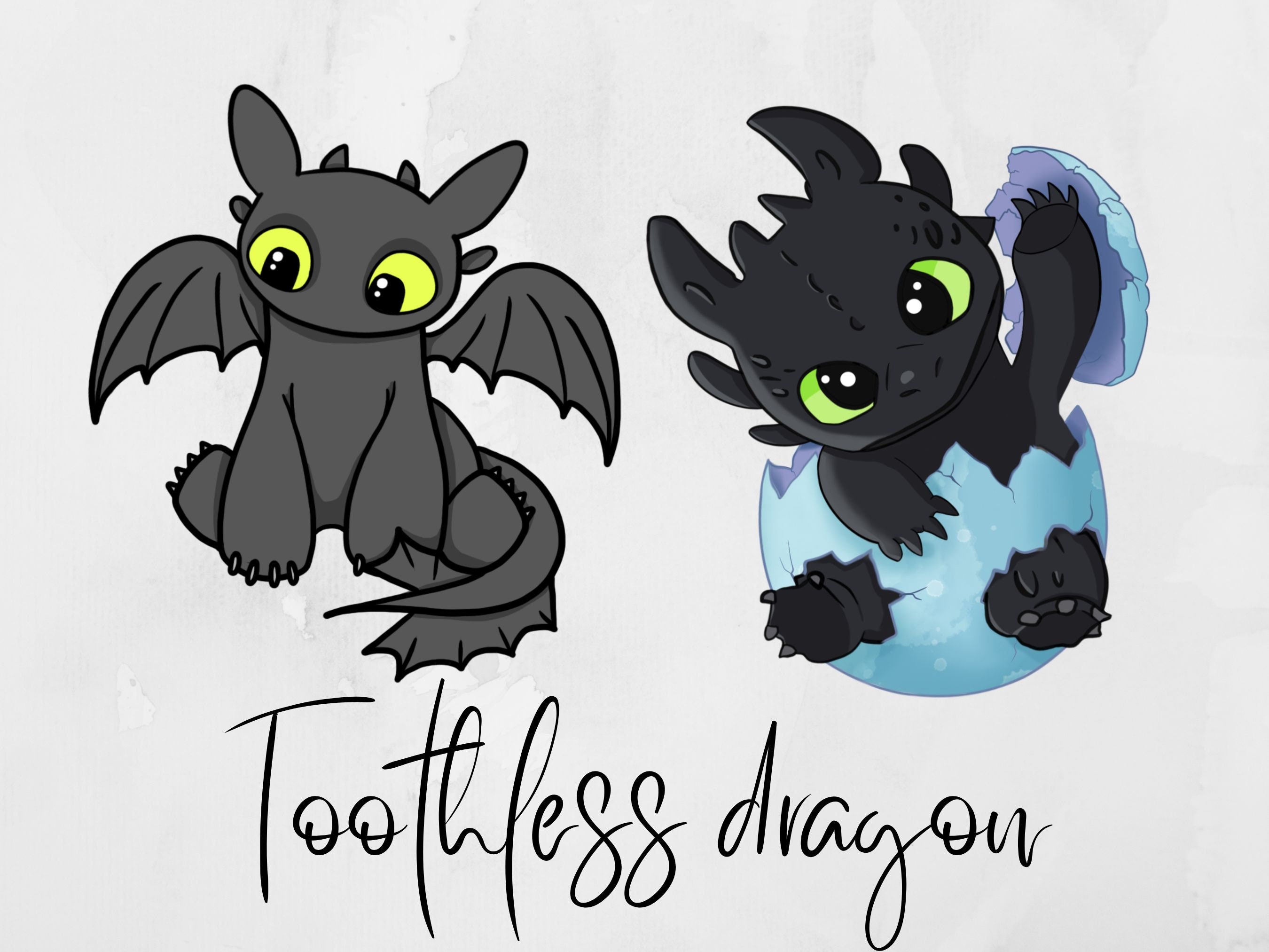 Cute Toothless Dragon Bundle Svg, Toothless Dragon SVG, Dragon SVG ...