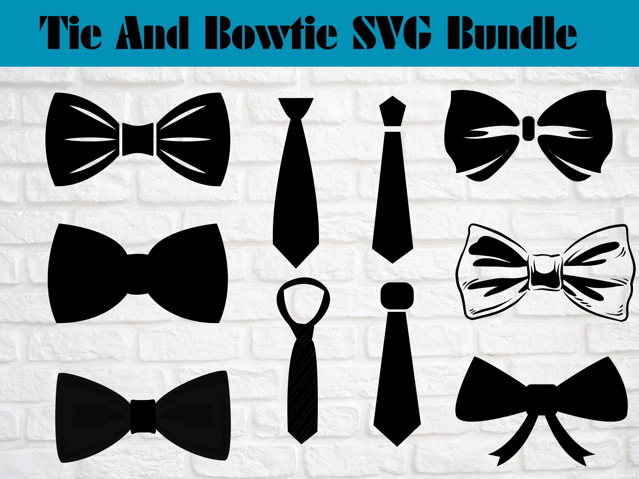 Tie and Bowtie SVG Tie and Bowtie SVG Bundle Bowtie Svg - Etsy