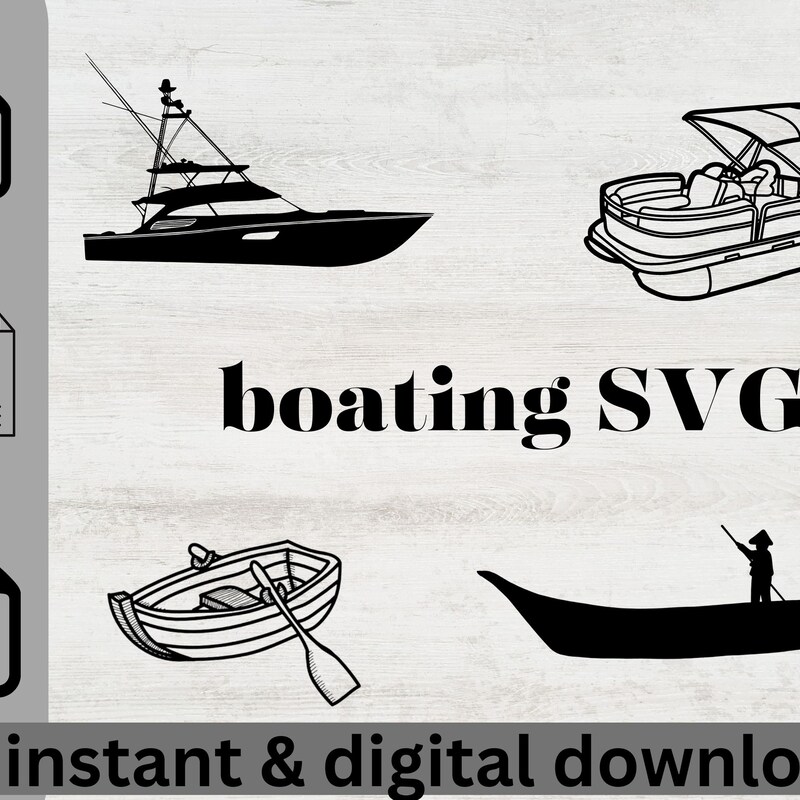 Boat Svg - Etsy