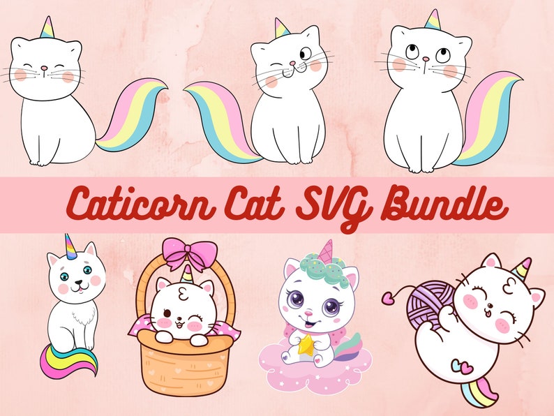 Caticorn SVG, Unicorn SVG, Caticorn Cut File, Crown Svg, Files for ...