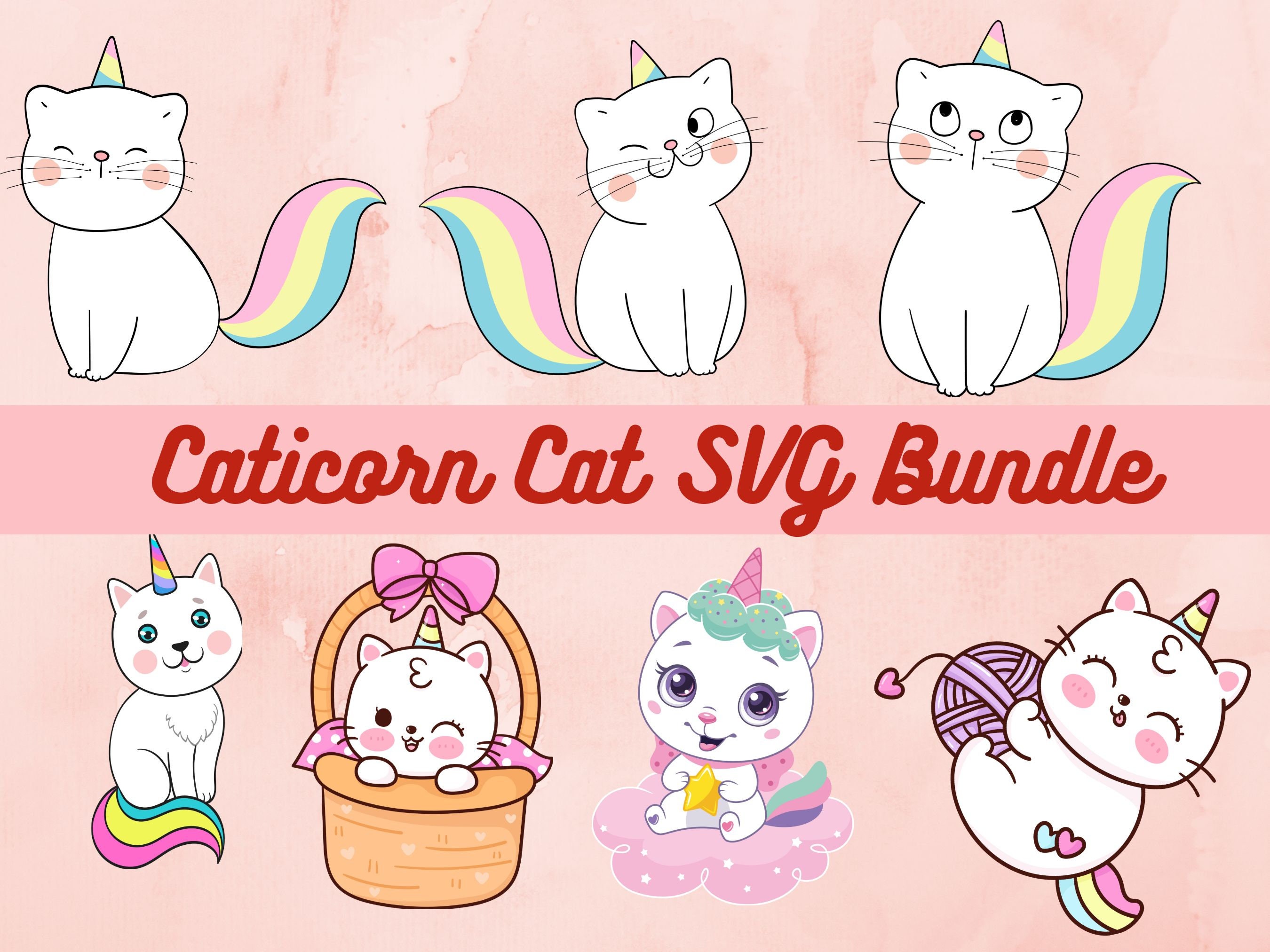 Caticorn SVG Unicorn SVG Caticorn Cut File Crown Svg Files - Etsy