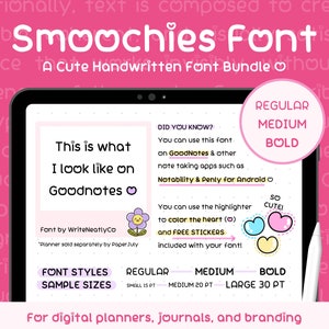 Goodnote Font Digital Planning Fonts, Handwritten Font, iPad Font, Neat Handwriting Font ...