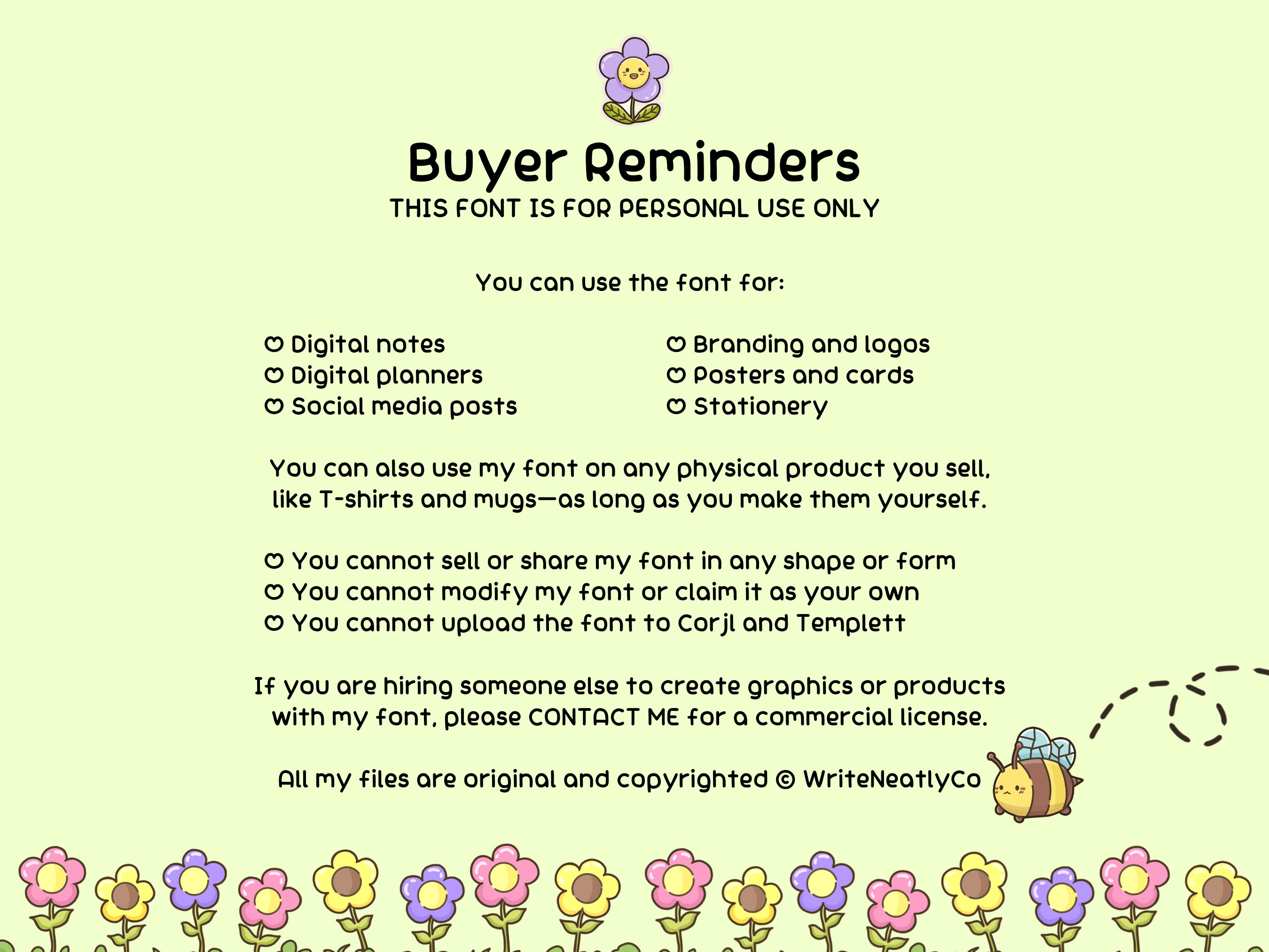 IPad Font | Neat Handwriting Font | Cute Font for Goodnotes Fonts ...