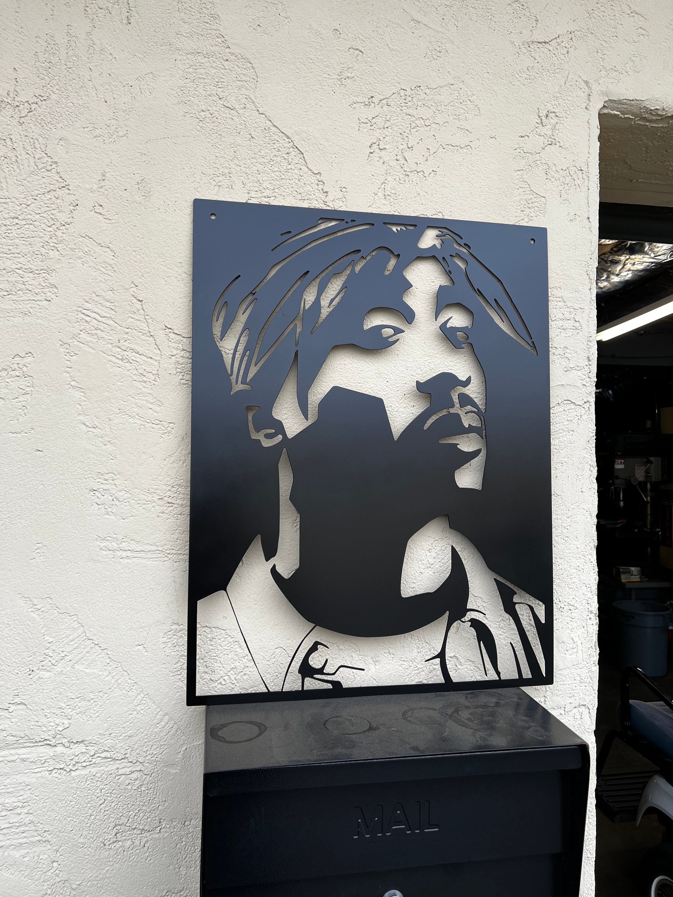 2pac Wall Hanger Tupac Rap Hip Hop Sign 90's 2pac Sign Tupac Sign Metal ...