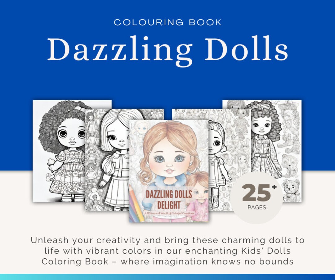 Dazzling Dolls Delight: A Whimsical World of Colorful Creations - Etsy