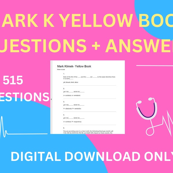 Mark Klimex Yellow Book - Etsy