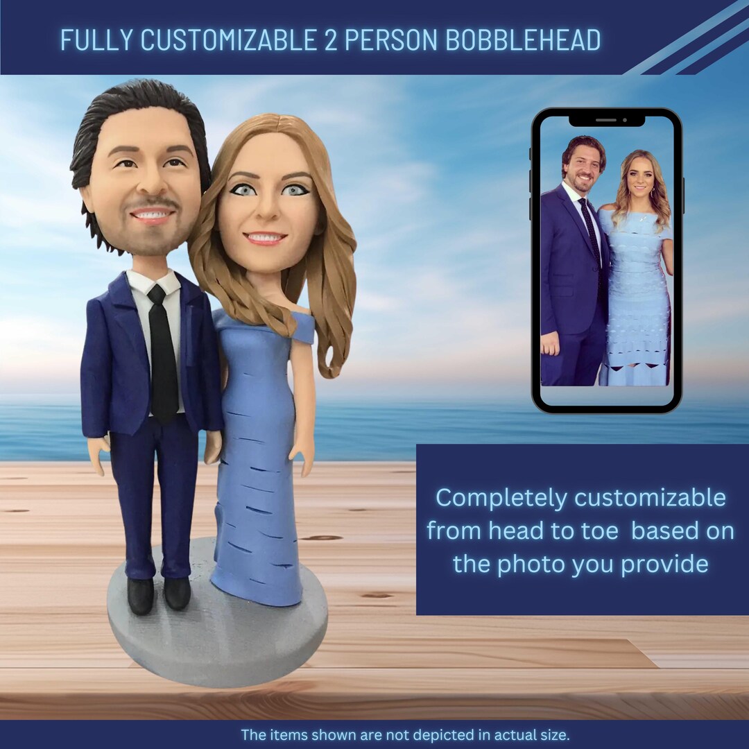 Custom Bobblehead Fully Custom Couple Bobblehead for Couples ...