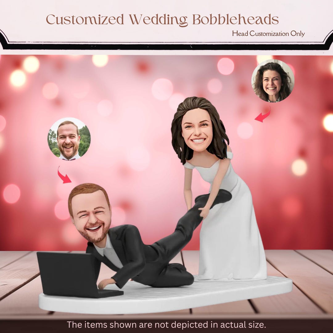 Custom Bobblehead Wedding Custom Bobblehead Custom Wedding Bobblehead ...