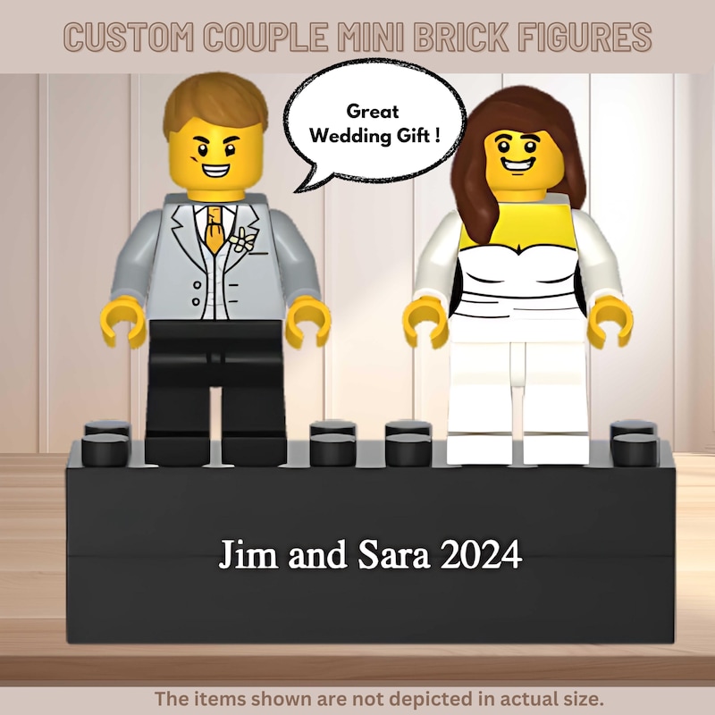 Personalized Couples Legos - Etsy
