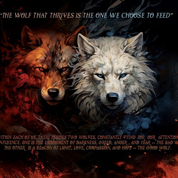 Good Vs Evil Poster - Etsy