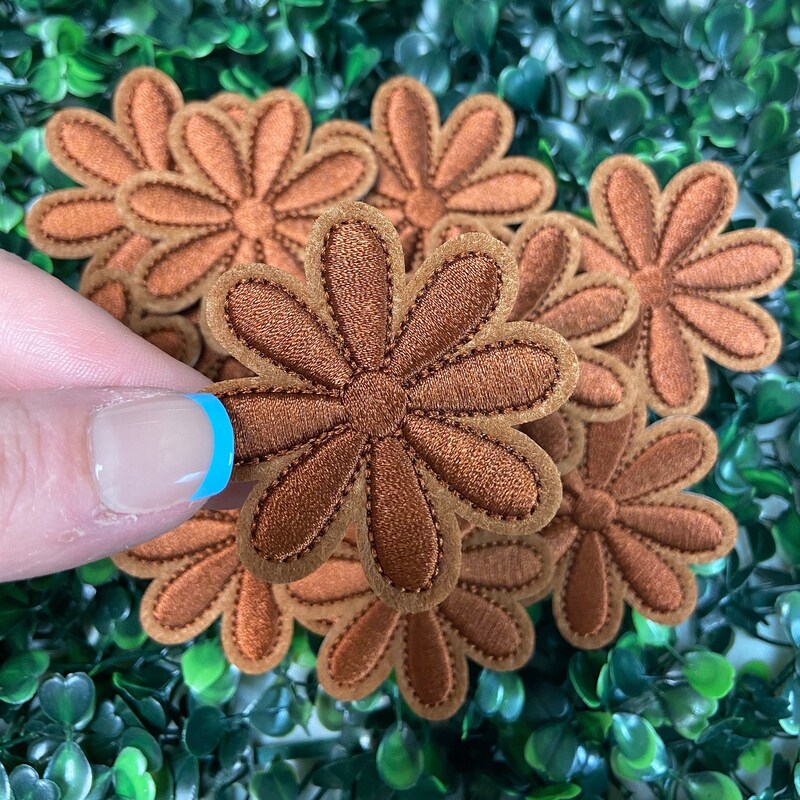 Flower Iron on Patch - Etsy