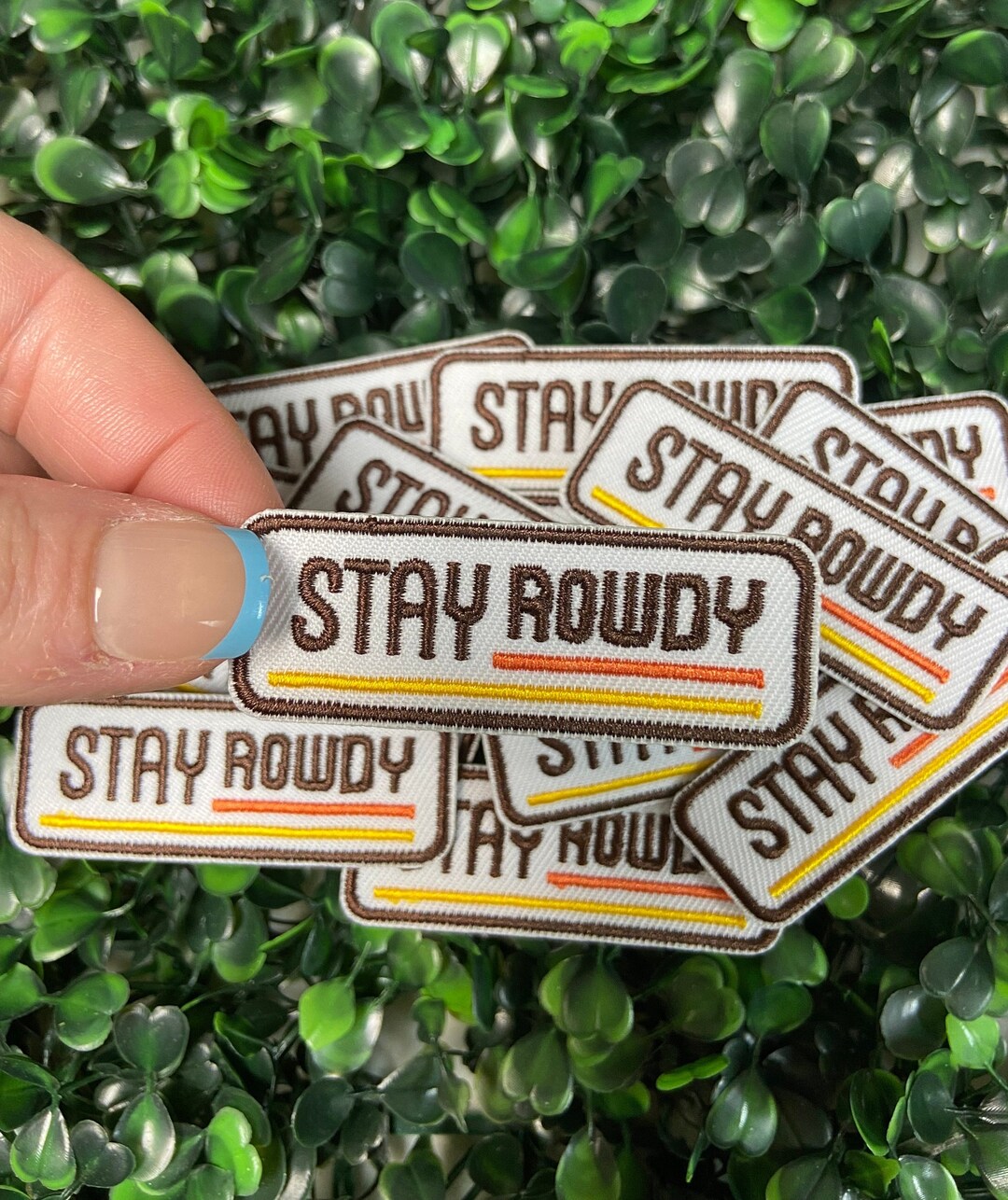 Stay Rowdy Iron on Patch - Etsy