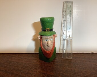 Lucky Leprechaun Carved Figure - Etsy