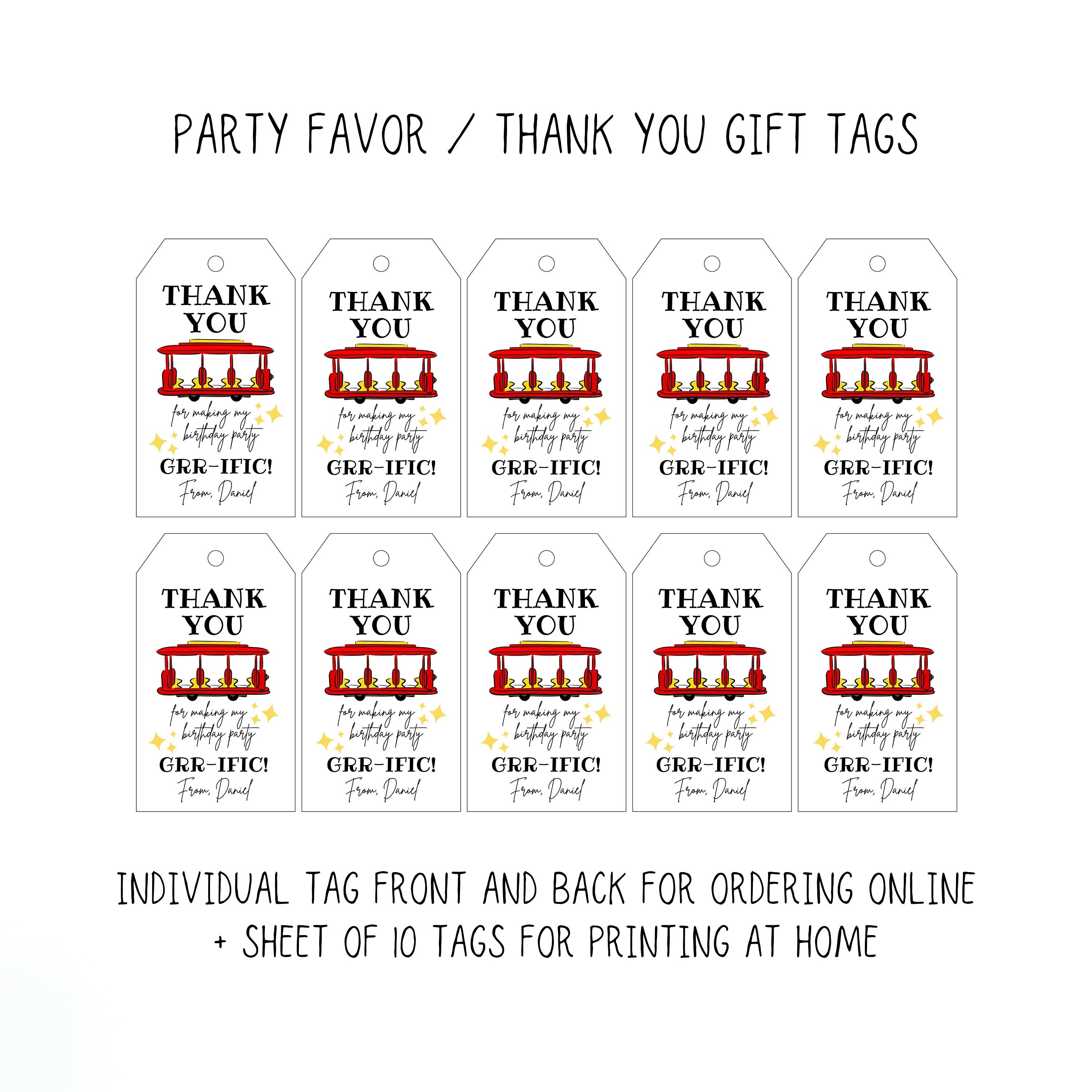 Custom Red Trolley Birthday Invitation Any Age Red Trolley - Etsy