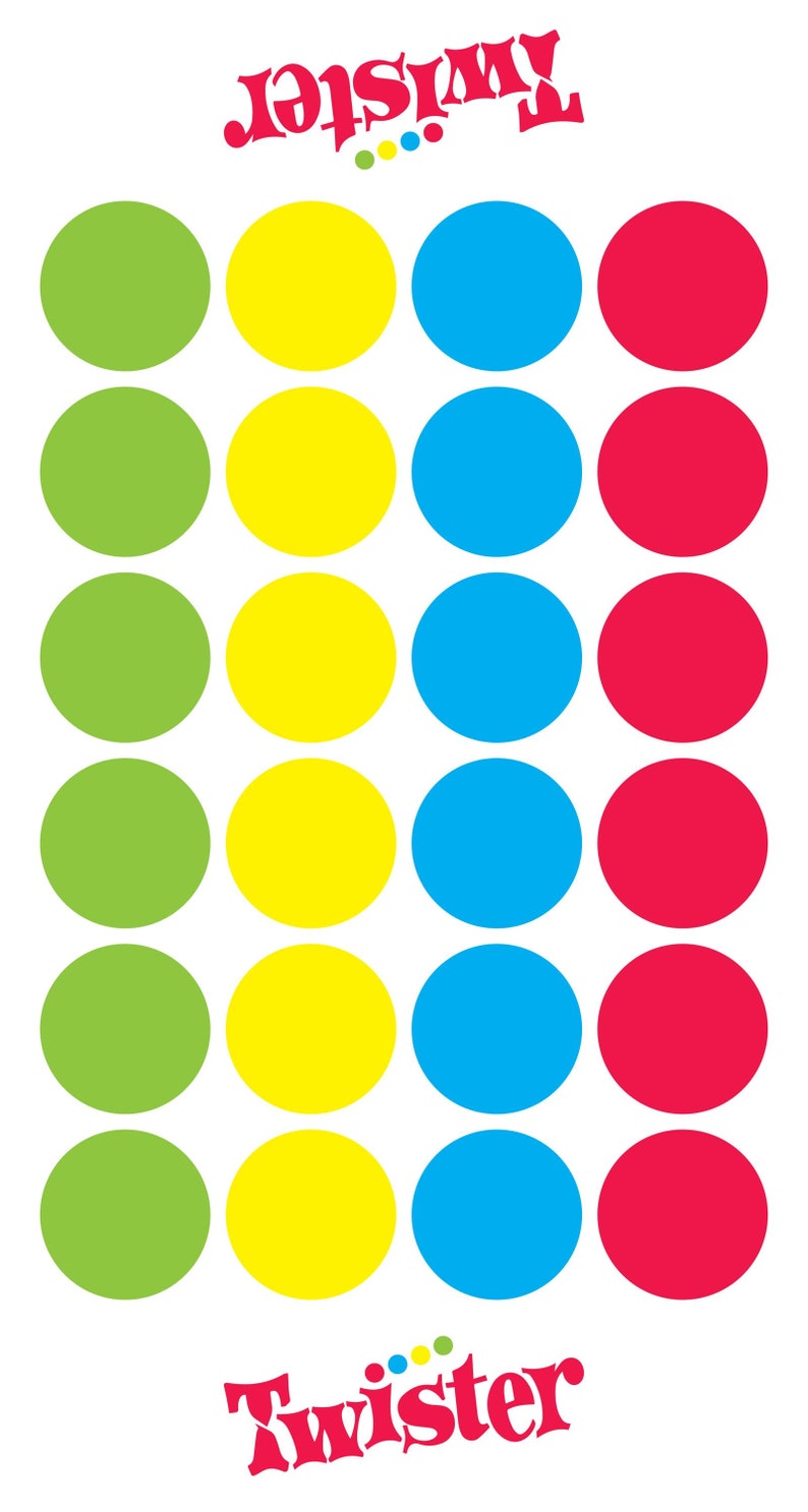 Twister Game SVG for Cricut, Funny Party Shirt Design, Retro Board Game ...