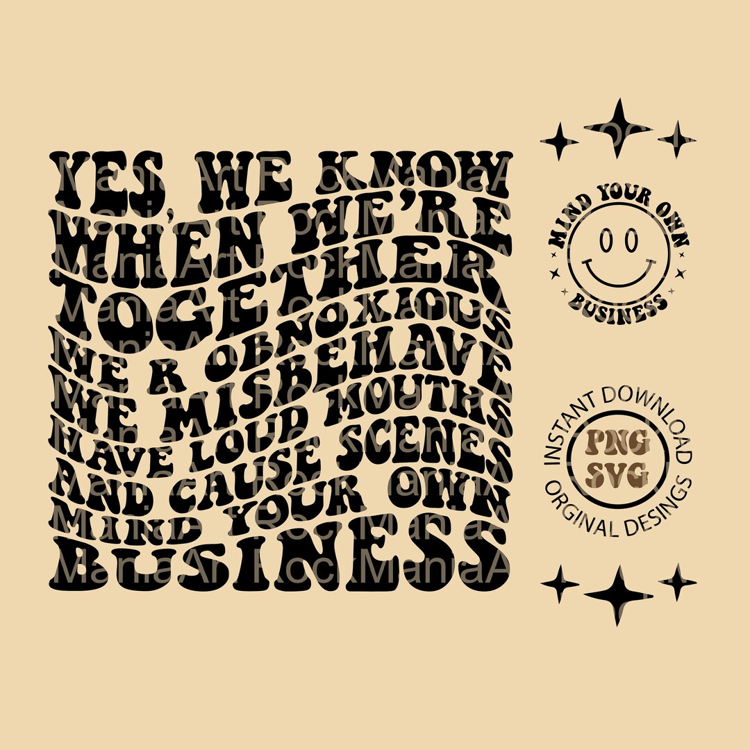 Yes We Know, Together, Business, Trendy Svg, Trendy Png, Trendy ...
