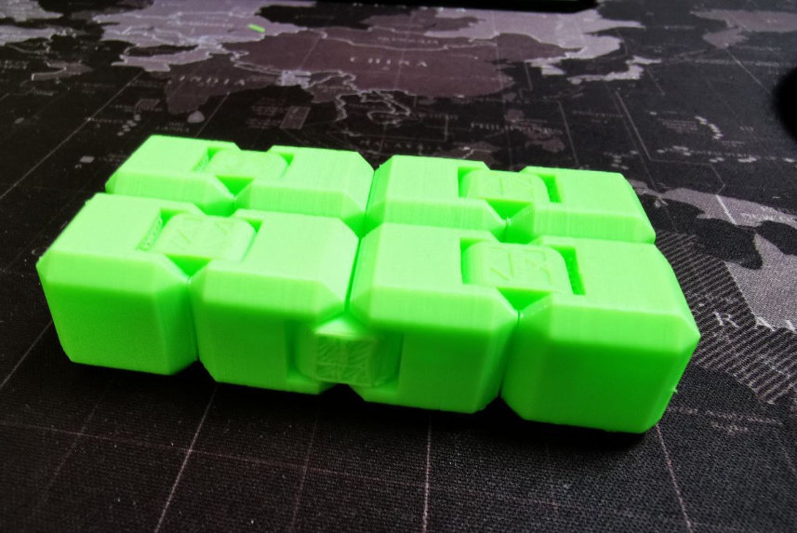 3D Printed Infinity Fidget Cube Tiktok Toy for ADHD and Stress Relief ...