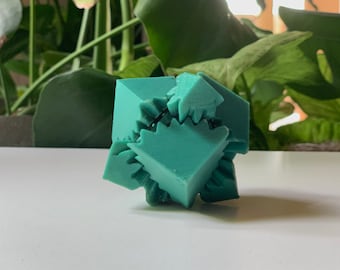 3D Printed Infinity Fidget Cube Tiktok Toy for ADHD and Stress Relief ...