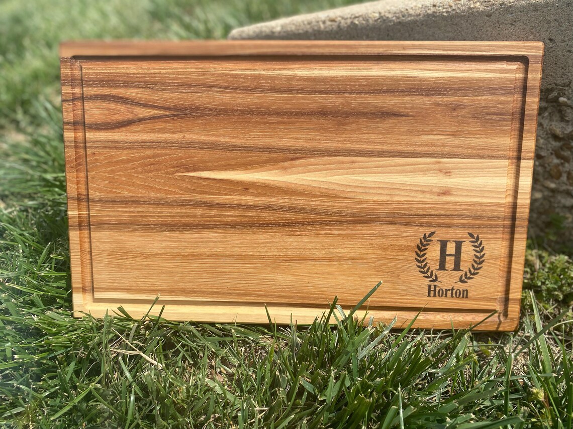 Hickory Cutting Board Edge Grain Cutting Board Butcher Block - Etsy