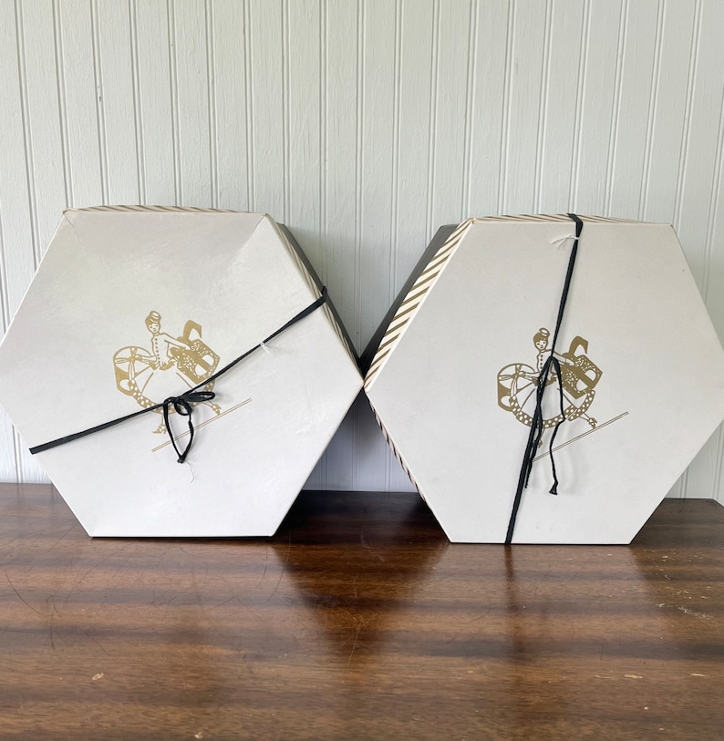 Art Deco Hat Box - Vintage Hat Box - Individually Priced - Adorable ...