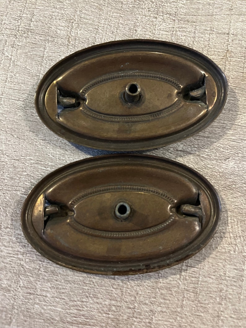 Vintage Antique Ornate Drop Handle Drawer Pulls Individually Priced Antique BRASS Oval Pull ...