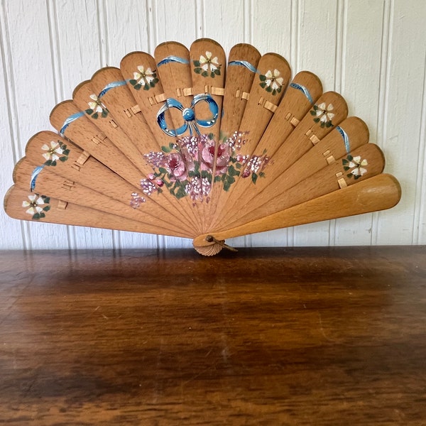 Wooden Hand Fan - Etsy
